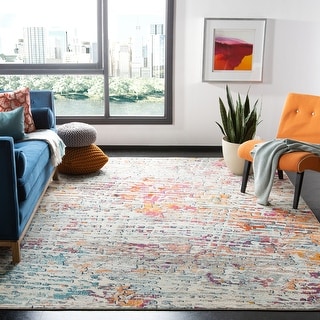 SAFAVIEH Madison Geeke Vintage Boho Abstract Rug - Bed Bath & Beyond ...