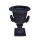 Adonis Roman Botanical Lightweight Concrete Chalice Garden Urn Planter ...