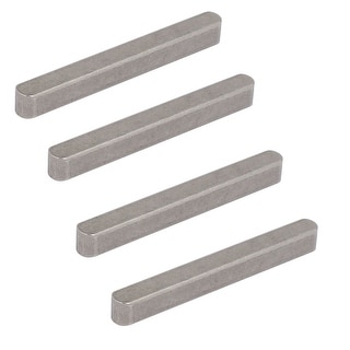 45mmx5mmx5mm 304 Stainless Steel Key Stock Keystock Silver Tone 4pcs ...