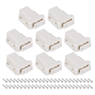 8 Set ABS Automatic Spring Loaded Push to Open Door Catch Touch Lock ...