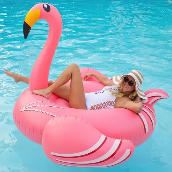 flamingo swimming ring
