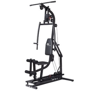 Goplus Multifunctional Home Gym Station Workout Machine Total Body ...