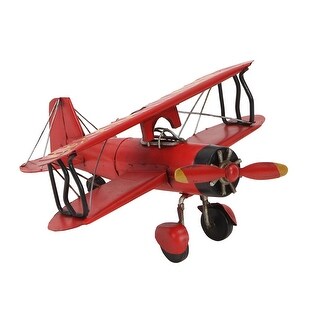 Red Metal 1933 G5 Bi Plane Model - Bed Bath & Beyond - 24256104