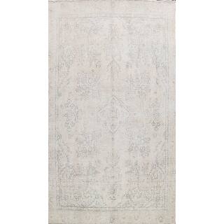 Muted Floral Tabriz Persian Area Rug Wool Handmade Living Room Carpet ...