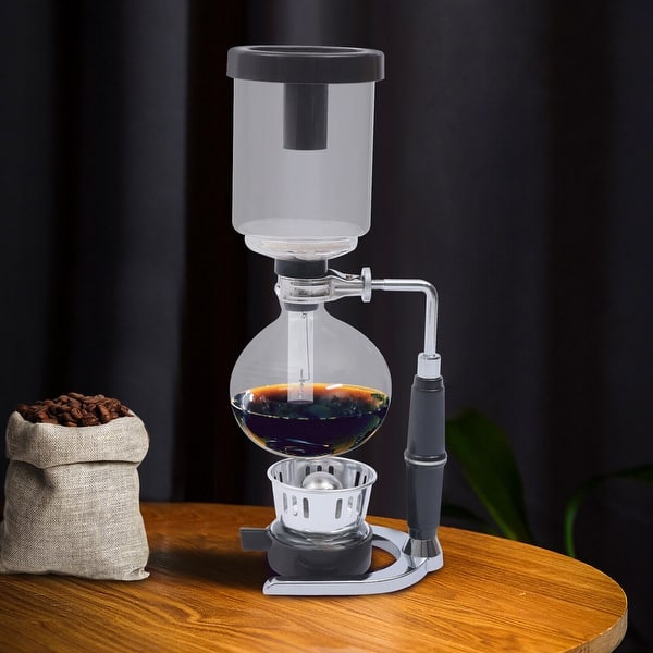 5-cup Tabletop Siphon Pot Siphon Vacuum Coffee Maker - 5*4*15in - Bed ...