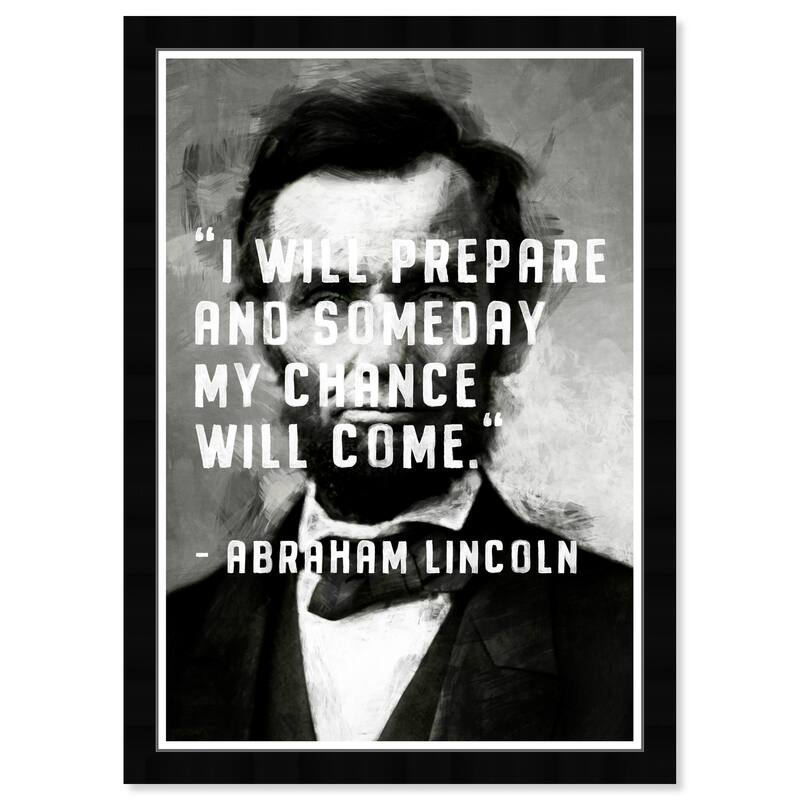 Hatcher & Ethan 'Chance Will Come' Wall Art Framed Print-Black, White ...