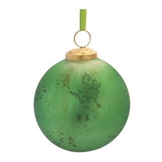 Distressed Glass Ball Ornament (Set of 6) - 4 x 4 x 5 - Bed Bath ...