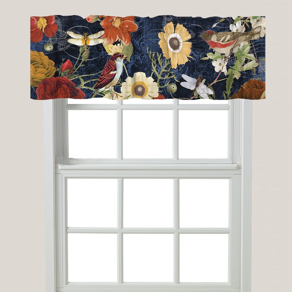 Canterbury floral shaped valance - On Sale - Bed Bath & Beyond - 37631859
