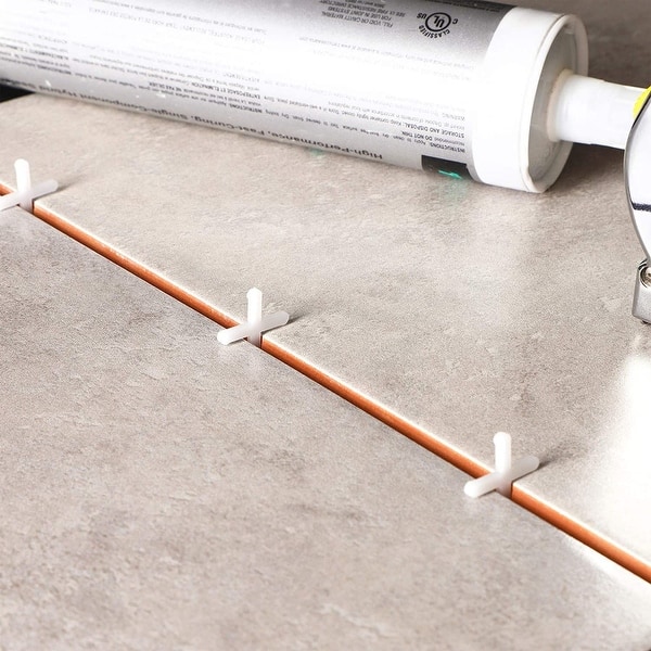 3mm Ceramic Wall and Floor Plastic Tile Spacers Leveling Tools, White ...