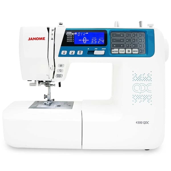 Janome 4300QDC-B Sewing and Quilting Machine with Bonus Quilt Kit ...