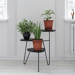 Athena Plant Stand, Black Marble - Bed Bath & Beyond - 36979794