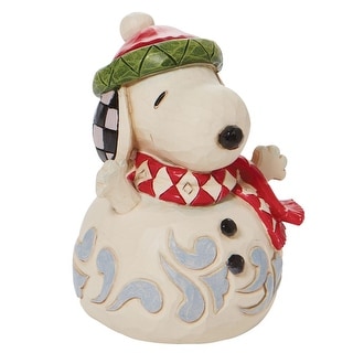 Peanuts Snoopy Snowman Mini Figurine - Bed Bath & Beyond - 42518010
