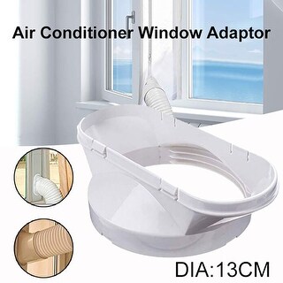 13Cm Portable Air Conditioner Window Plate Exhaust Hose Connector Duct ...