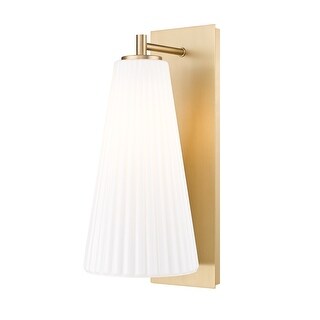 Farrell 1 Light Wall Sconce in Modern Gold - Bed Bath & Beyond - 40947281
