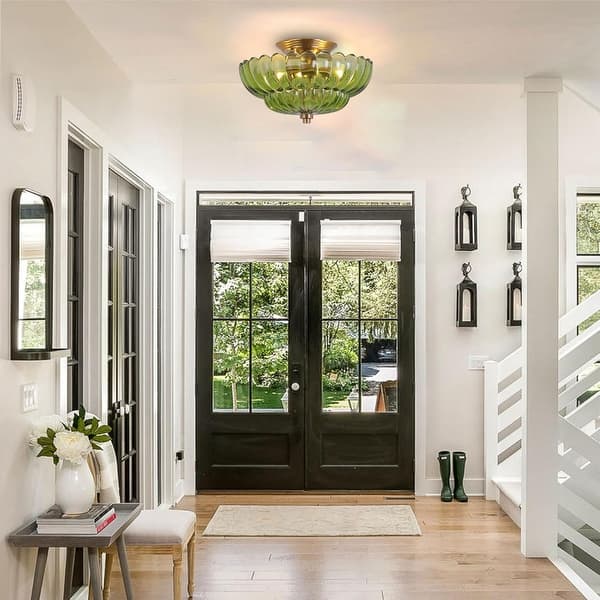 green light in ceiling