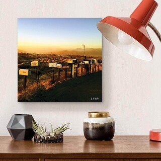 Desert Sunset Mailboxes by photographer Steven A. Heller - 14"x14 ...
