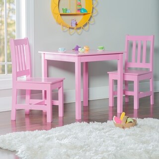 Jude Pink Kids Table and Chair Set - Bed Bath & Beyond - 16914823