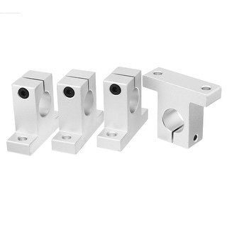 4pcs SK20 Aluminum Linear Motion Rail Clamping Guide Support for 20mm ...
