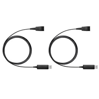 Jabra Link 230 USB Adapter (230-09) for Quick Disconnect Headsets-2Pk ...