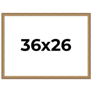 36x26 Frame Red Solid Wood Picture Frame Width 1.75 Inches | Interior ...