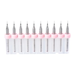 1 Set (10 Pcs) 0.15mm Carbide CNC Engraving Circuit Board Micro PCB ...