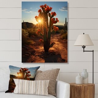 Designart "Desert Dusk To Dawn" Desert Canvas Prints - Bed Bath ...