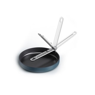 Joseph Joseph Space Ceramic Non-Stick 9.5" Frying Pan with Folding ...