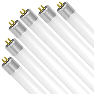 Luxrite 4FT LED Tube Light, T5 HO, 25W (54W Equivalent), 3200 Lumens ...