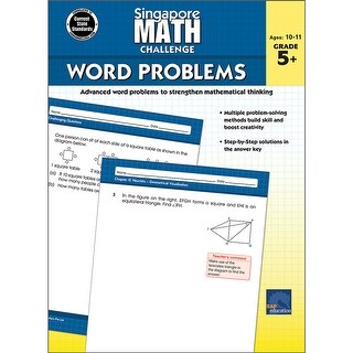 Carson-dellosa singapore math word problems gr 5-8 705334 - Bed Bath ...