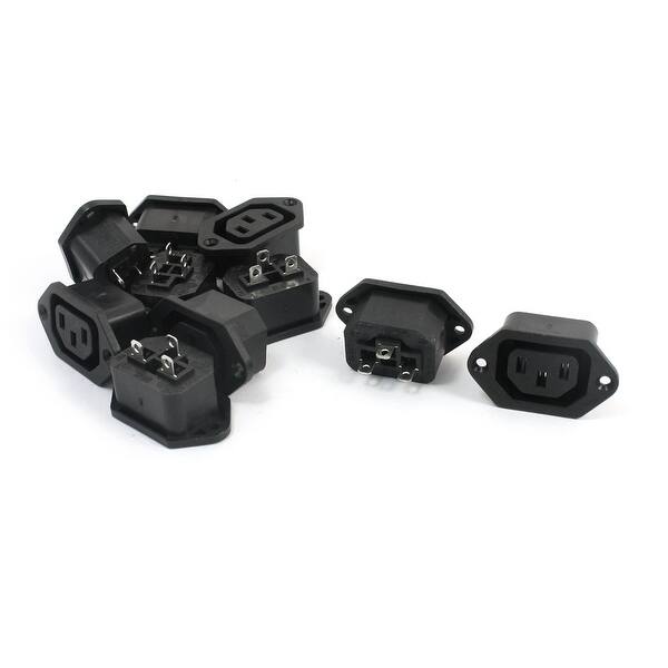10Pcs Power IEC C13 Coupler Shotgun Connector Adapter Female Plug AC ...