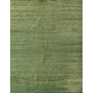 Ahgly Company Machine Washable Abstract Green Onion Green Area Rugs ...