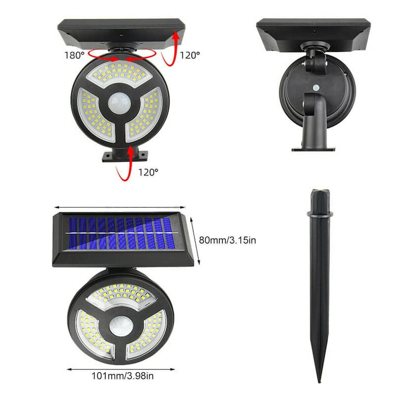 2-in-1 Solar Landscape Spot Lights Waterproof - On Sale - Bed Bath ...