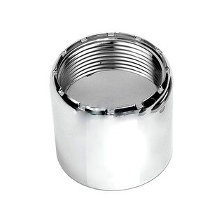 Round Chrome Threaded Sleeve Plastic - Bed Bath & Beyond - 39111613