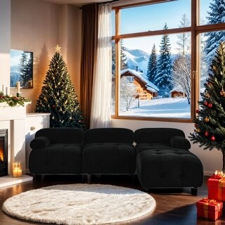 Artsy & Simple Modular Sectional Sofa, Button Tufted Designed and DIY ...