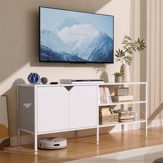 Modern TV Stand TV Console Entertainment Center with Storage Cabinet ...