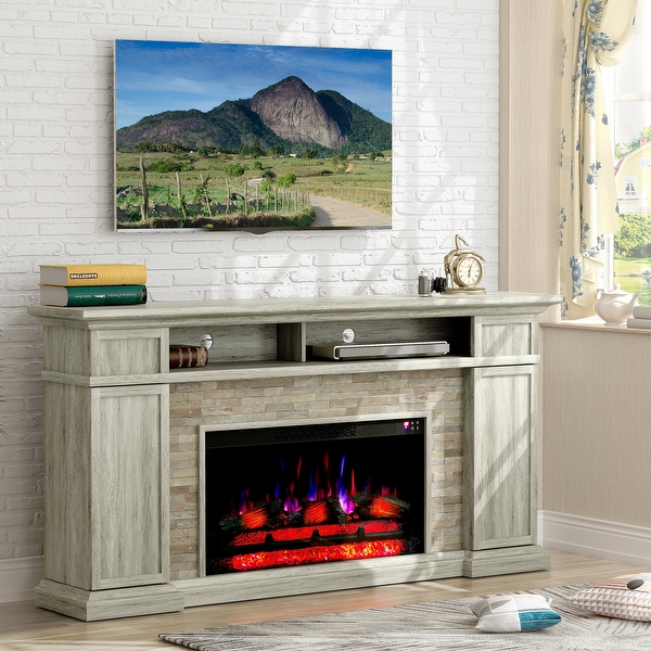 70 Extra Wide Freestanding Electric Fireplace 70 in Width On Sale Bed Bath Beyond 41248114