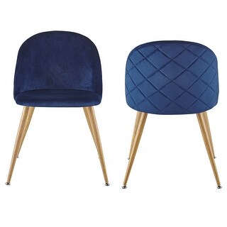 Rasoo Modern Diamond pattern Dining Chair with Floor Protection and ...