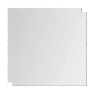 2Pcs 300mm x 300mm x 0.5mm Rectangle 5052 Aluminum Sheet Flat Metal ...