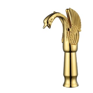 WIZ Swan Single Hole Single-Handle Bathroom Vessel Sink Faucet - Bed ...