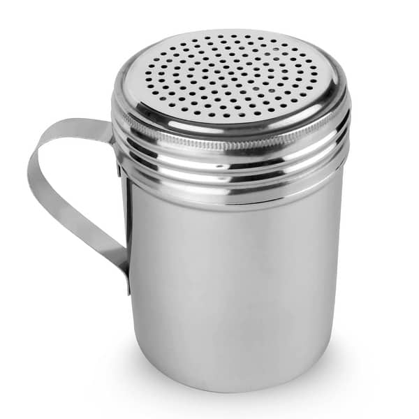 10 Ounce Stainless Steel Dredge Shaker with Handle - Bed Bath & Beyond ...