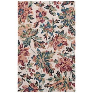 SAFAVIEH Handmade Blossom Ragnhild French Country Floral Wool Rug - On ...