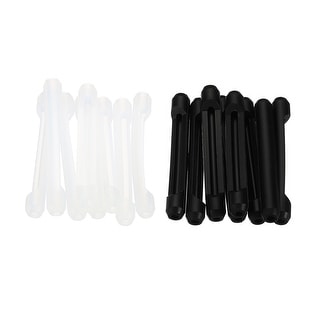 8pair Glasses Temple End Tips Eyeglass Arms Sleeve Ear Sock Black ...