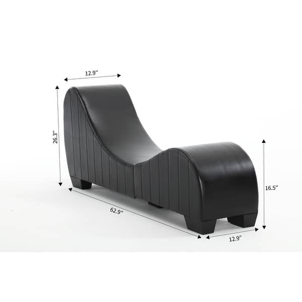 Curved Sofa Chair/ Upholstered Yoga Chaise Lounge/ Decompression Chair ...