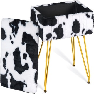 Storage Ottoman in Rectangle Fuzzy Fluffy Design - Bed Bath & Beyond ...