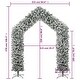 vidaXL Christmas Arch Indoor Outdoor Xmas Decoration Holiday Tree Arch ...