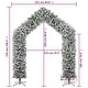 vidaXL Christmas Arch Indoor Outdoor Xmas Decoration Holiday Tree Arch ...