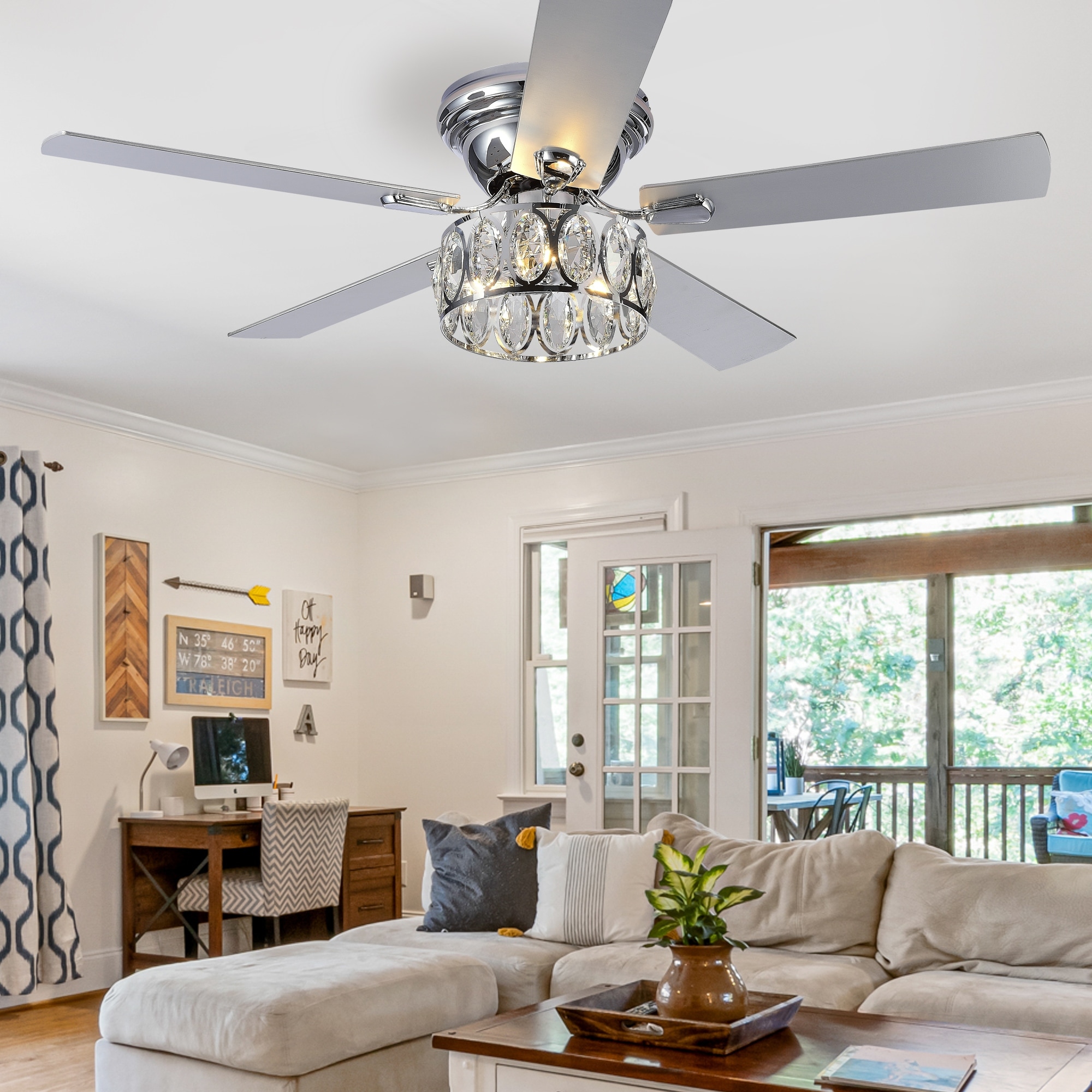 Glam Indoor Ceiling Fans - Bed Bath & Beyond