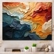 Designart "Biomorphism Organic Forms V" Modern Wall Art Living Room ...