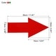 24Pcs Directional Arrow Sticker, 12" Arrow Removable Adhesive Decals ...