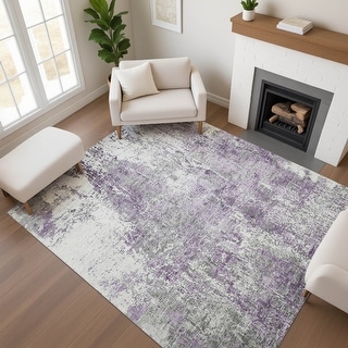 Premium Washable Super Soft Abstract Mayfield Rug - Bed Bath & Beyond ...